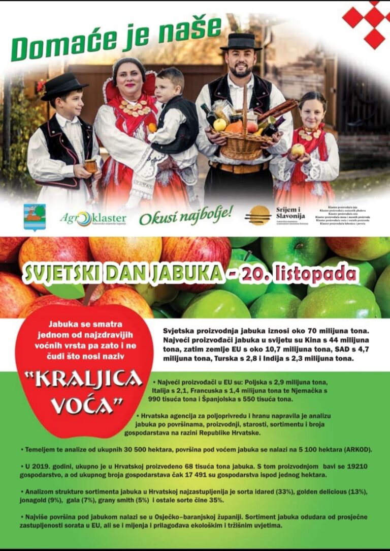 Svjetski dan jabuke u VSŽ-u
